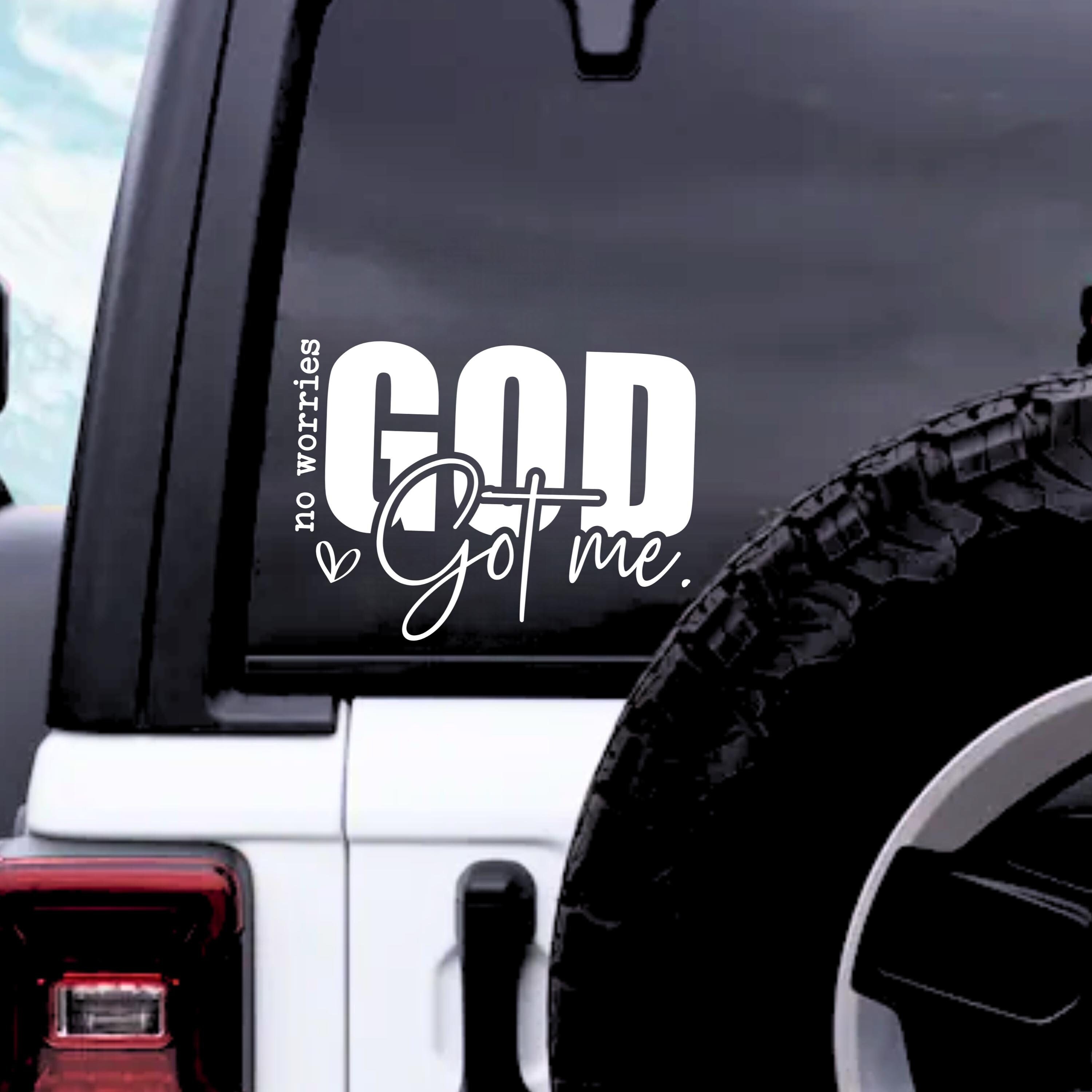 God Got Me Vinyl Decal: Christian Car/phone Decal - Etsy