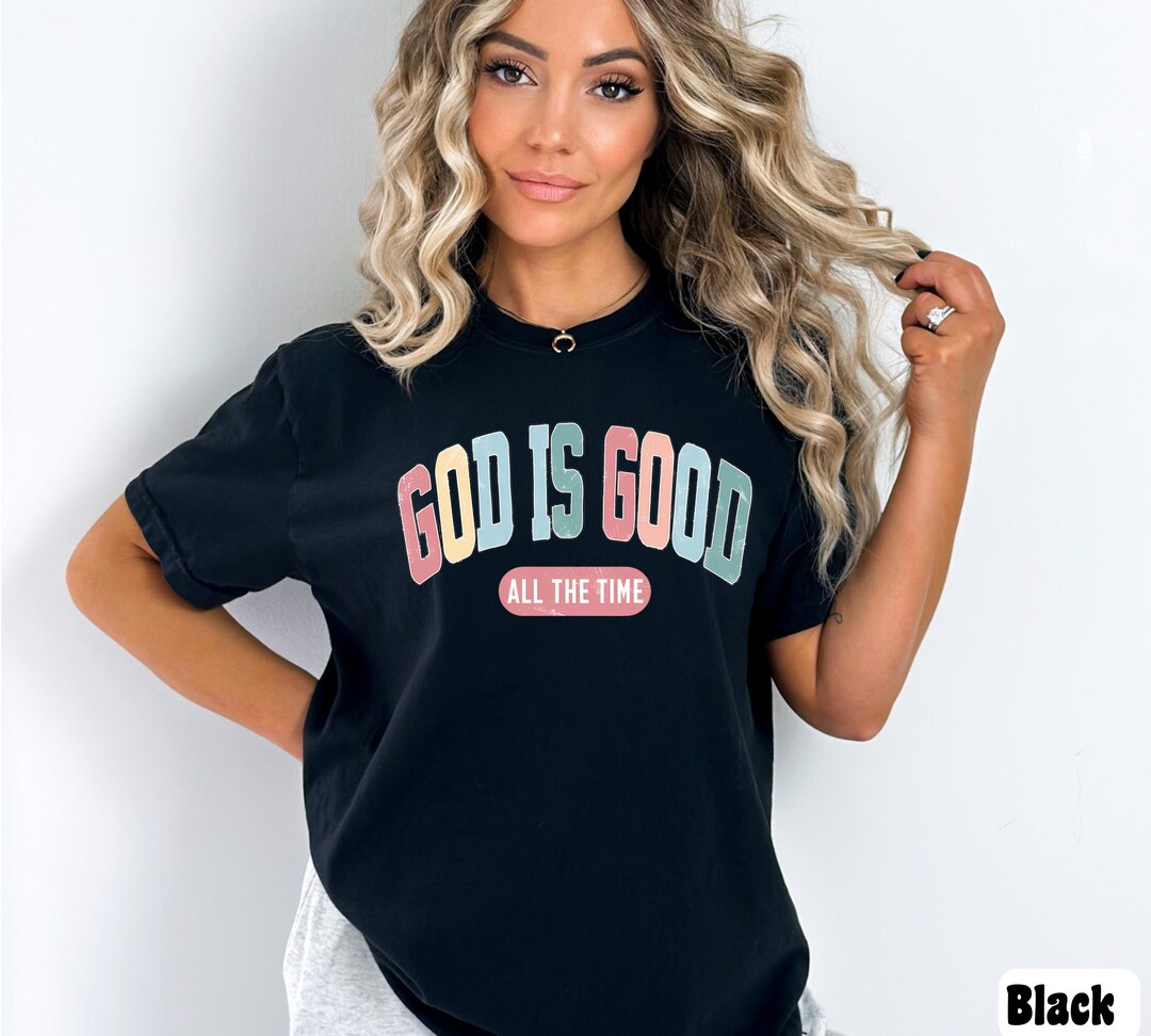 God is Good T-shirt: Retro Christian Graphic Tee - Etsy