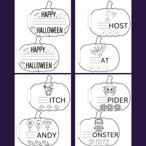 Halloween Phonics Book - Etsy