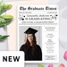 Editable Doctorate Graduation Party Invitations, Phd Graduation Party ...
