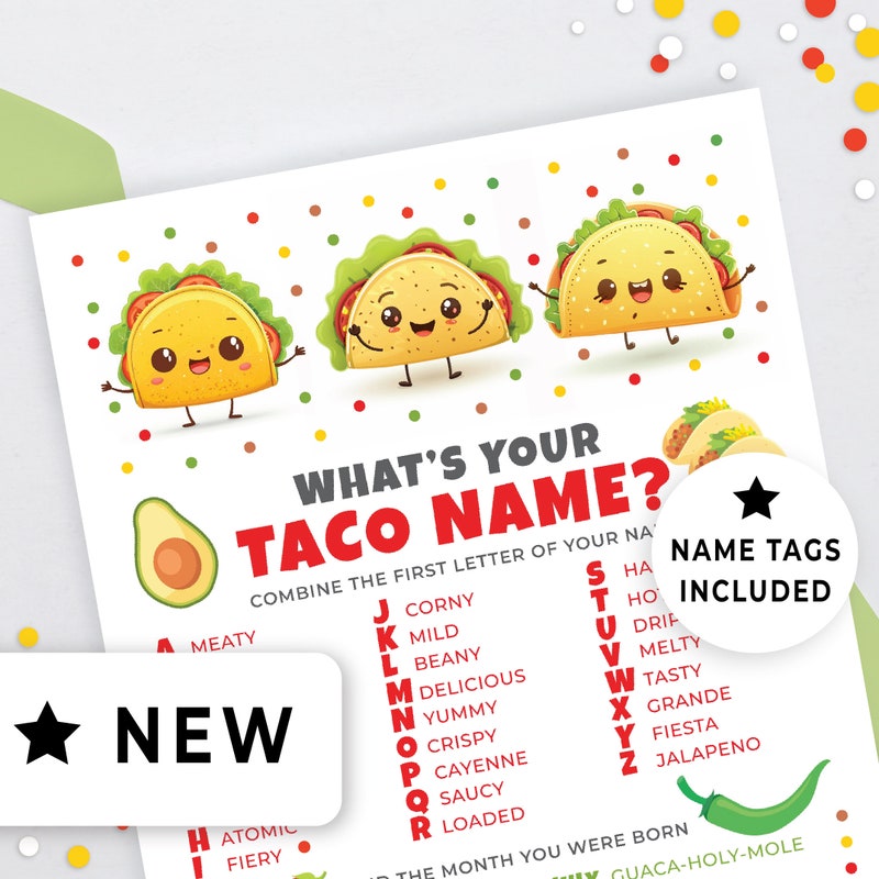 Taco Twosday Decorations - Etsy