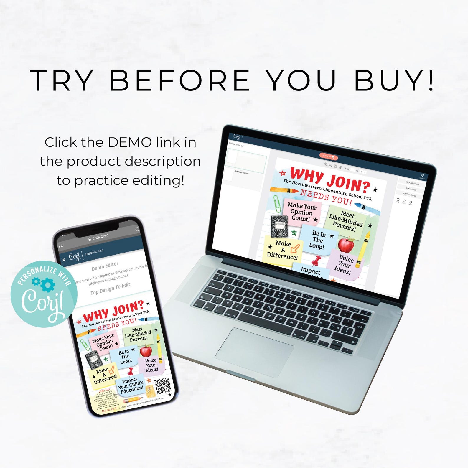 Editable Why Join the PTA Flyer, Reasons to Join the PTO Flyer, Pta ...