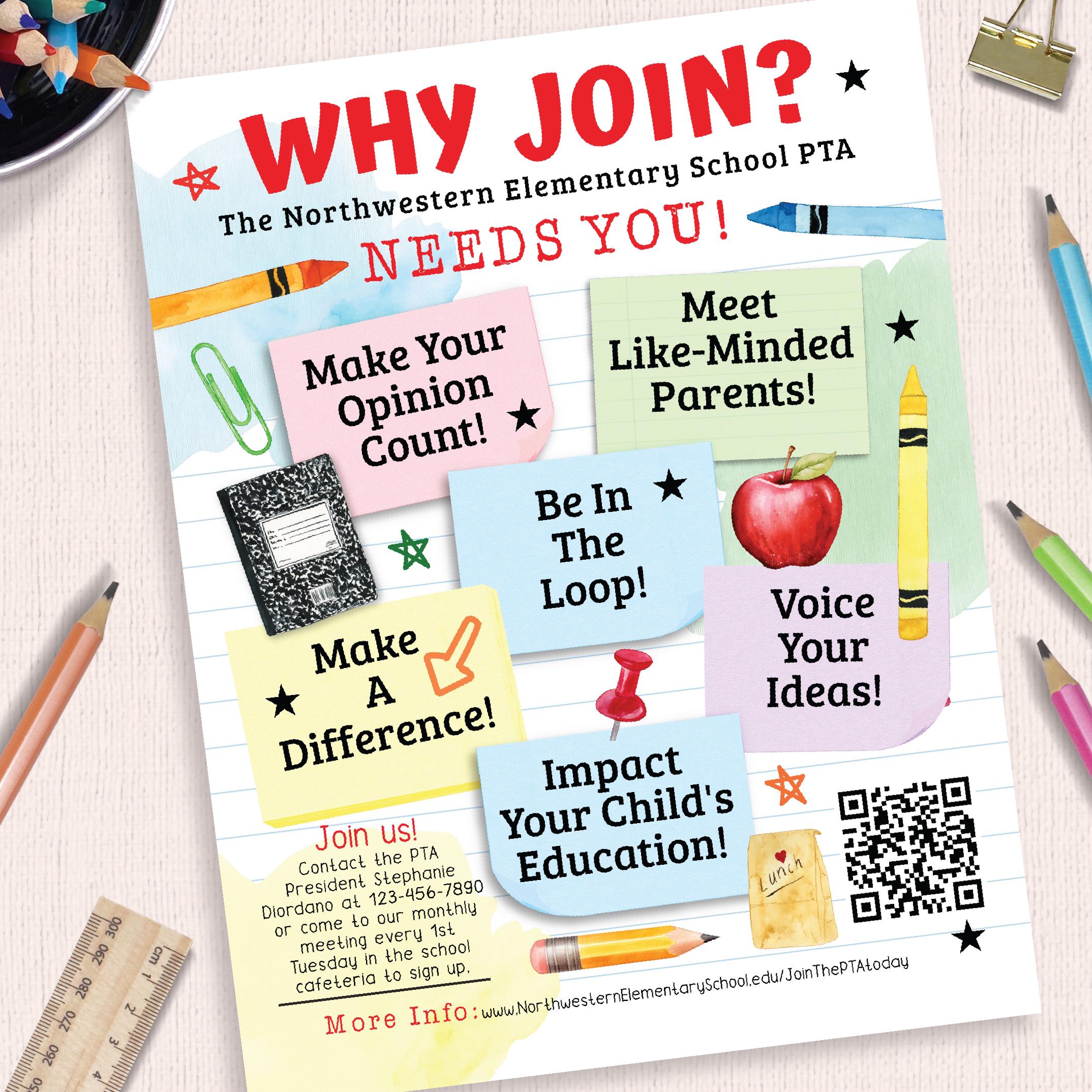 Editable Why Join the PTA Flyer, Reasons to Join the PTO Flyer, Pta ...