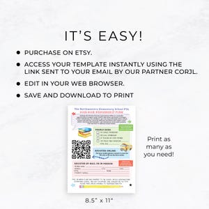 Editable PTO PTA Membership Flyer, Pta Membership Drive Flyer, Pto ...