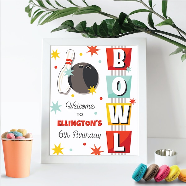 Retro Bowling Sign - Etsy
