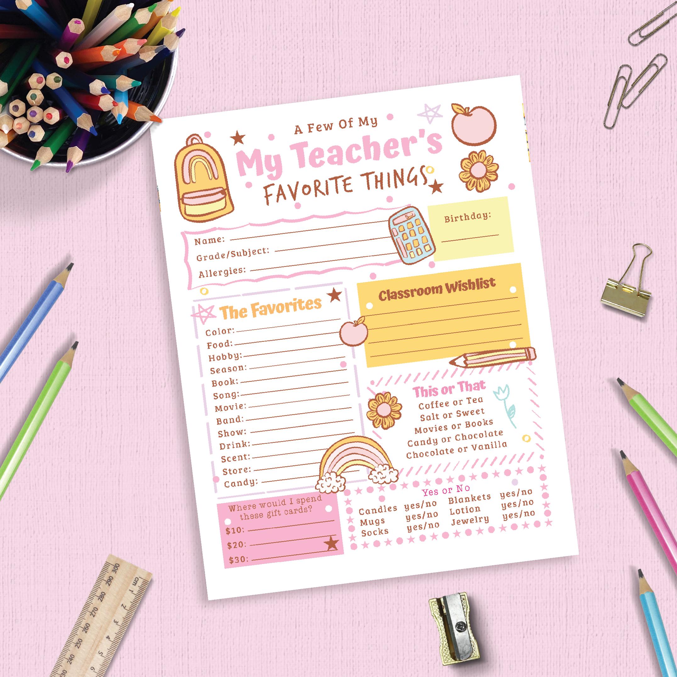 Meet the Teacher Pastel Themed Letter, Meet Your Teacher Flyer, Teacher ...