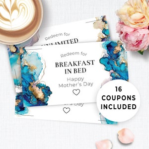 Coupon Book Ideas for Mom Printable, Mother's Day Coupon Book Template ...