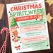 Editable Christmas Spirit Week Flyer, Winter Spirit Week Template ...