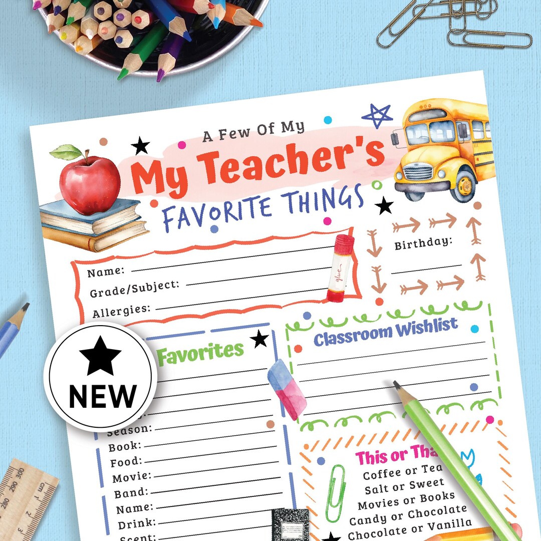 Meet the Teacher Letter, Meet Your Teacher Flyer, Teacher Questionnaire ...