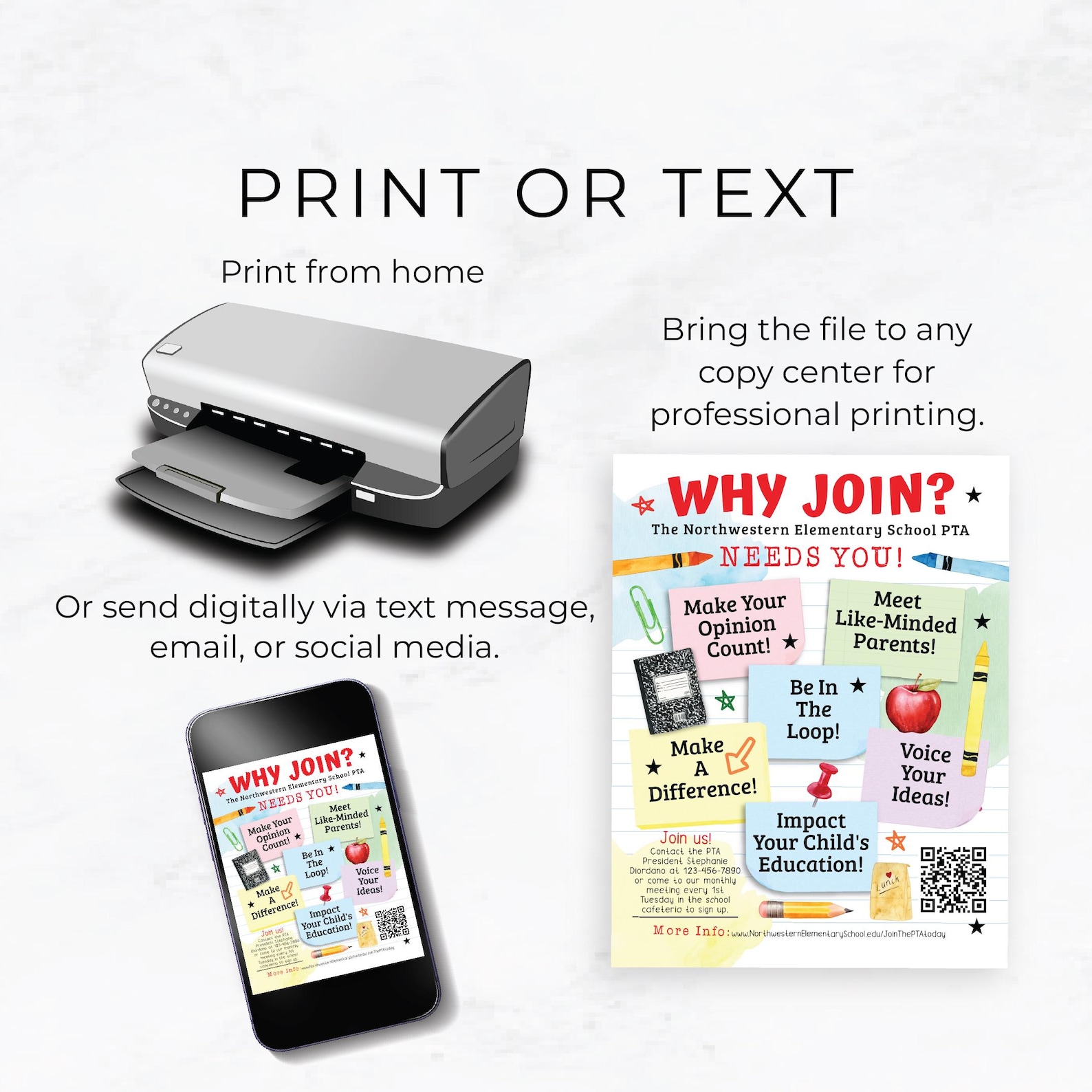 Editable Why Join the PTA Flyer, Reasons to Join the PTO Flyer, Pta ...