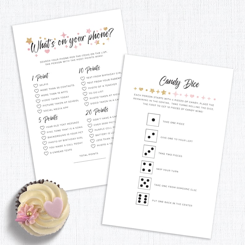 15 Printable Slumber Party Games Girls Sleepover Party Ideas - Etsy