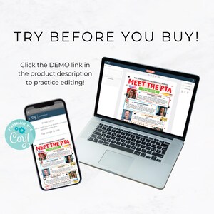 Editable Meet the PTA Flyer, Meet the PTO Form, Meet the Parent Teacher ...