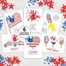 Printable 4th of July Handprint Art Craft, Independence Day Baby ...