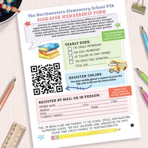 Editable PTO PTA Membership Flyer, Pta Membership Drive Flyer, Pto ...
