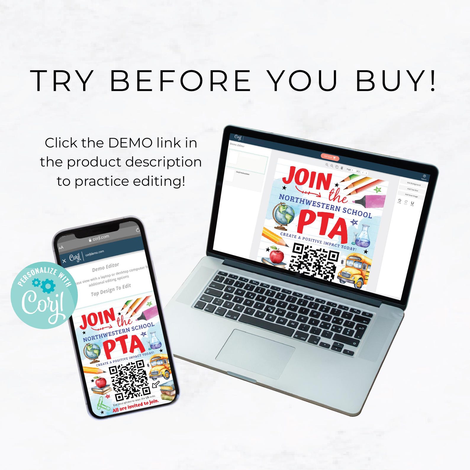 Editable PTO PTA Membership Drive Flyer, PTA Membership Form, Pta Sign ...