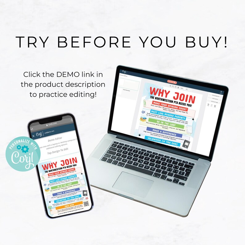 Editable Why Join the PTA Flyer, Reasons to Join the PTO Flyer, Pta ...