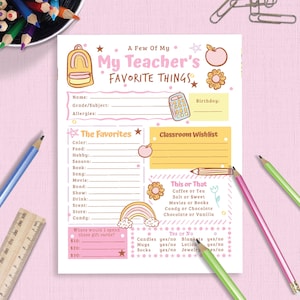 Meet the Teacher Pastel Themed Letter, Meet Your Teacher Flyer, Teacher ...