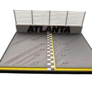 Miniature Banked Oval Race Track Diorama - Freedom Factory, Talladega ...