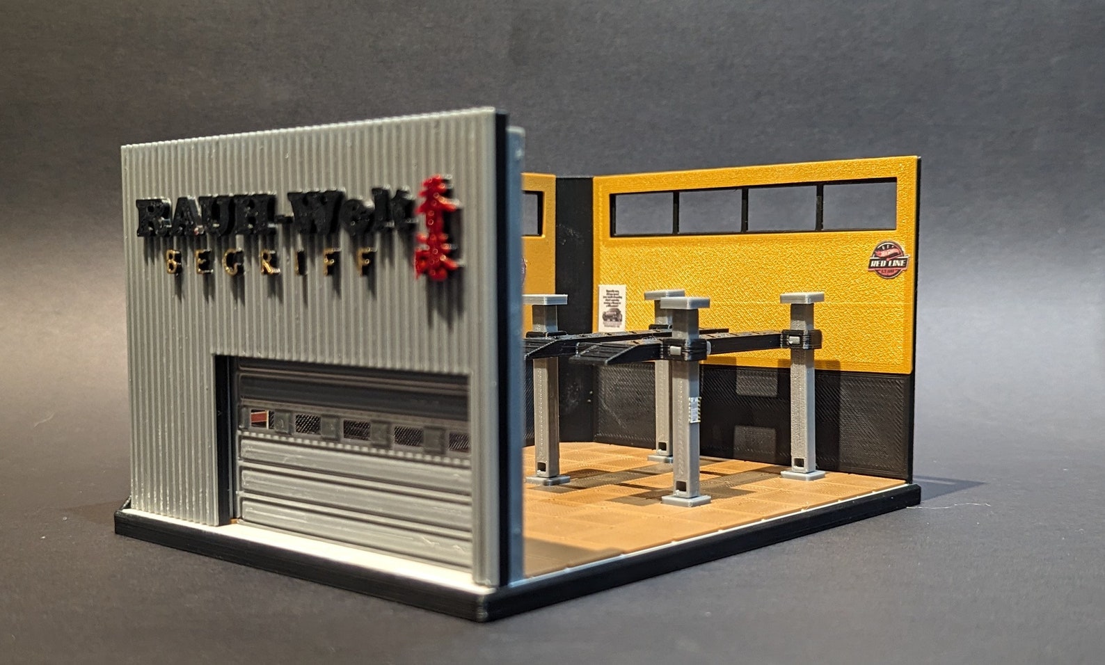 Custom 3D Printed Garage With Hoist Choose Your Favorite Car - Etsy UK