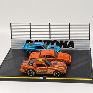 Miniature Banked Oval Race Track Diorama - Freedom Factory, Talladega ...