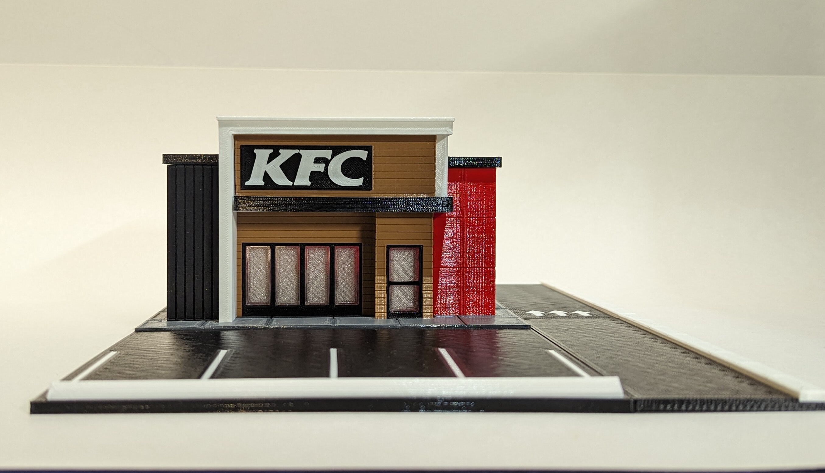 3D Printed Drive Thru KFC Diecast Diorama Hotwheels 1:64 - Etsy Australia