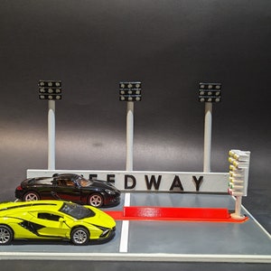 Miniature Drag Strip Diorama - 2 Different Scales Available! - Etsy