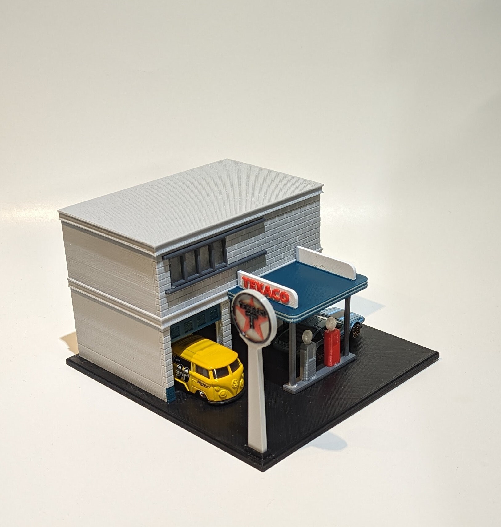 Retro Texaco Gas Station From Back to the Future 1:64 Scale - Etsy