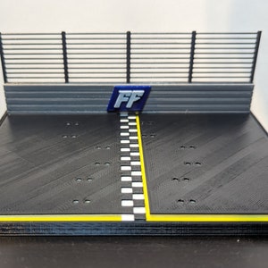 Miniature Banked Oval Race Track Diorama - Freedom Factory, Talladega ...