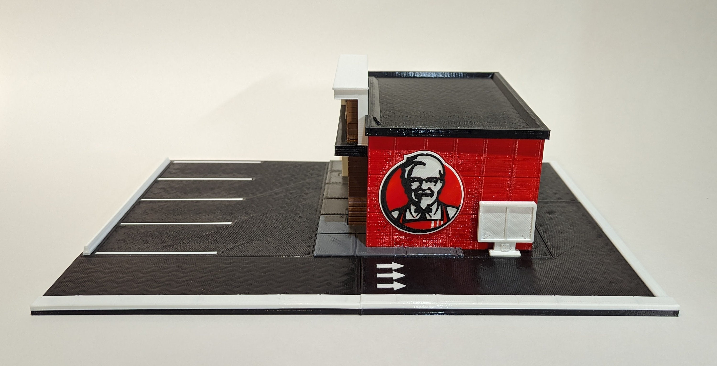 3D Printed Drive Thru KFC Diecast Diorama Hotwheels 1:64 - Etsy Australia