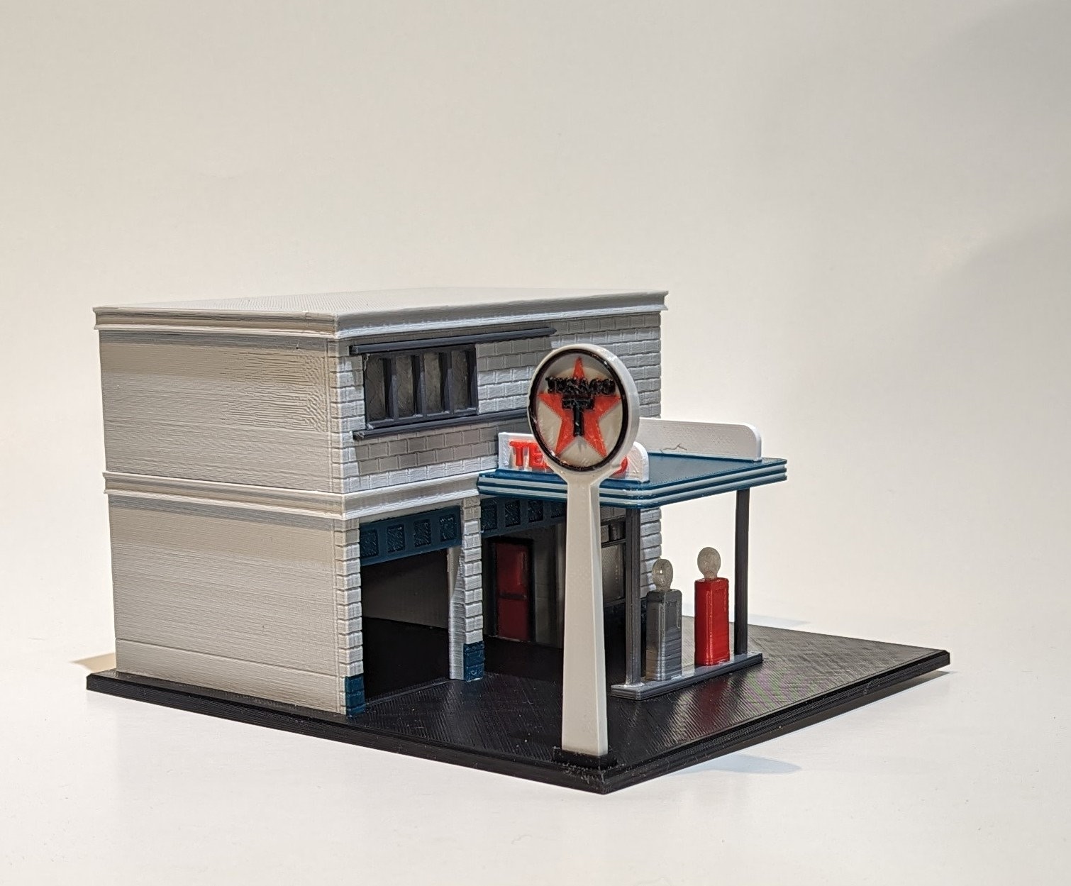 Retro Texaco Gas Station From Back to the Future 1:64 Scale - Etsy