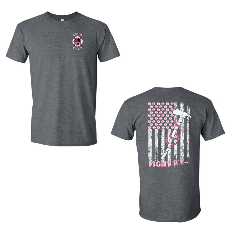Firefighter Breast Cancer Awareness Shirts - Etsy