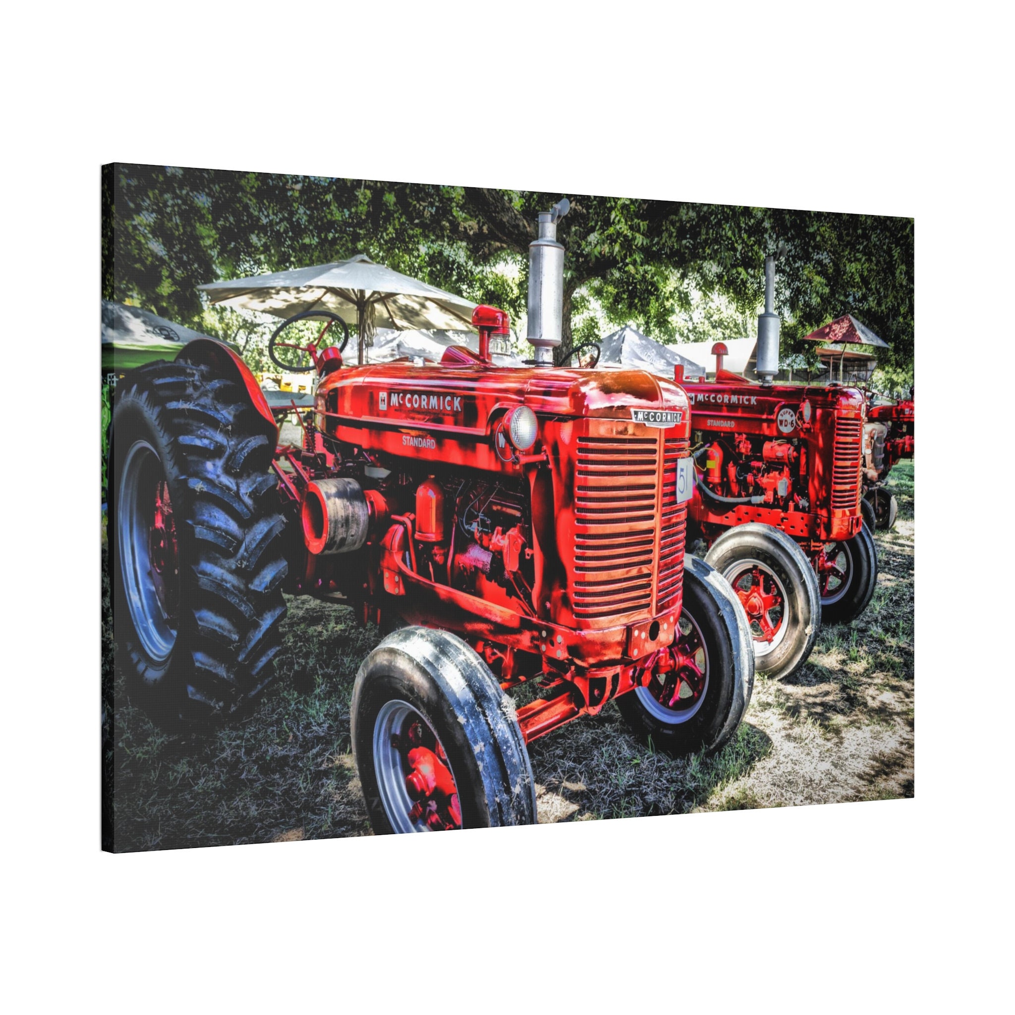 Farmall Tractor, Canvas Art, Canvas Print, Agriculture Decoration ...