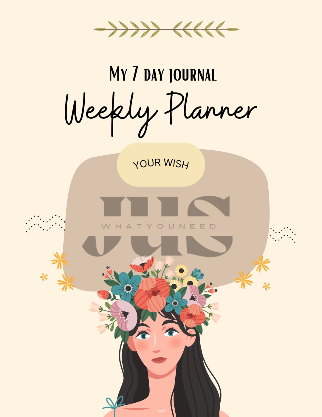 7 Day Weekly Planner - Etsy