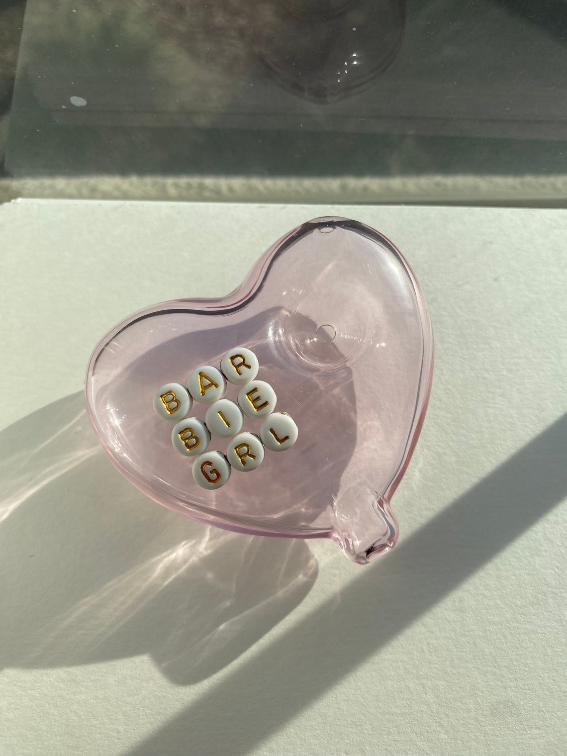 Barbie Inspired Pink Heart Coquette Valentines Iridescent Bow Bowl - Etsy