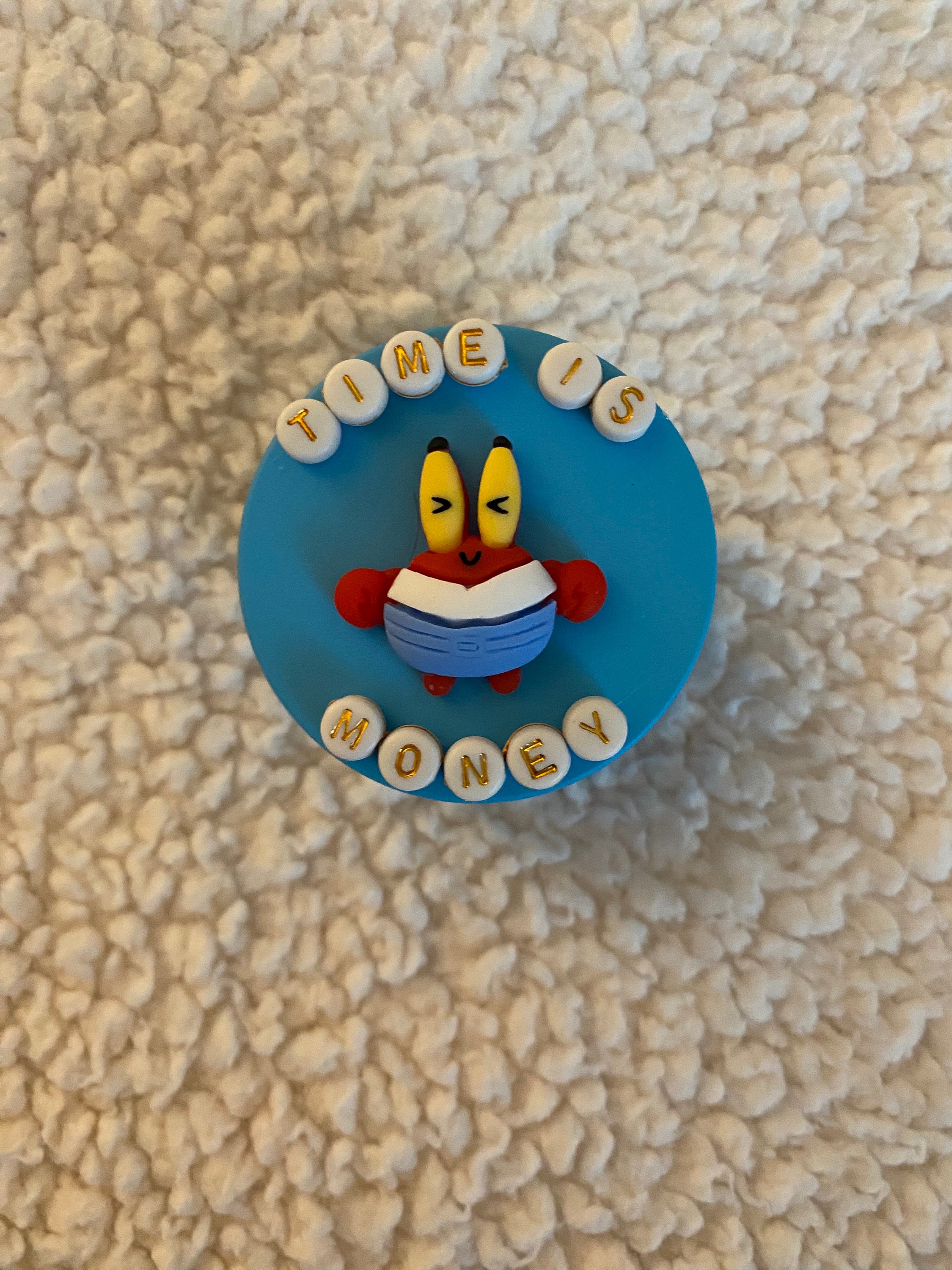 Spongebob Mr. Krabs 55 MM Herb Grinder Weed Custom Grinder 4 - Etsy