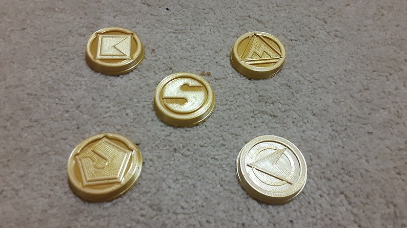 Alien Ranger Power Coins - Etsy