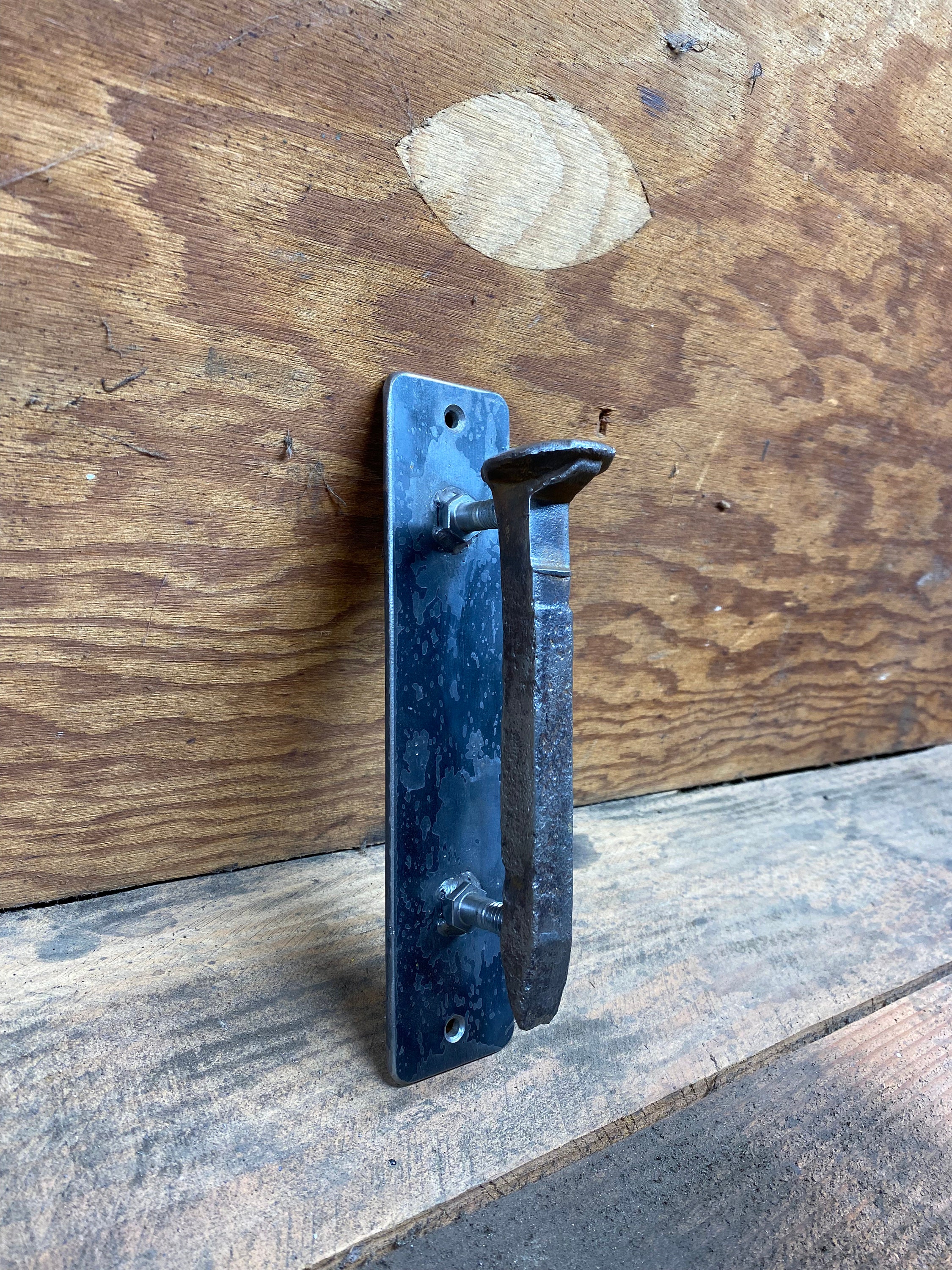 Railroad Spike Door Handle Barn Door Handle Tack Room Rustic Drawer ...