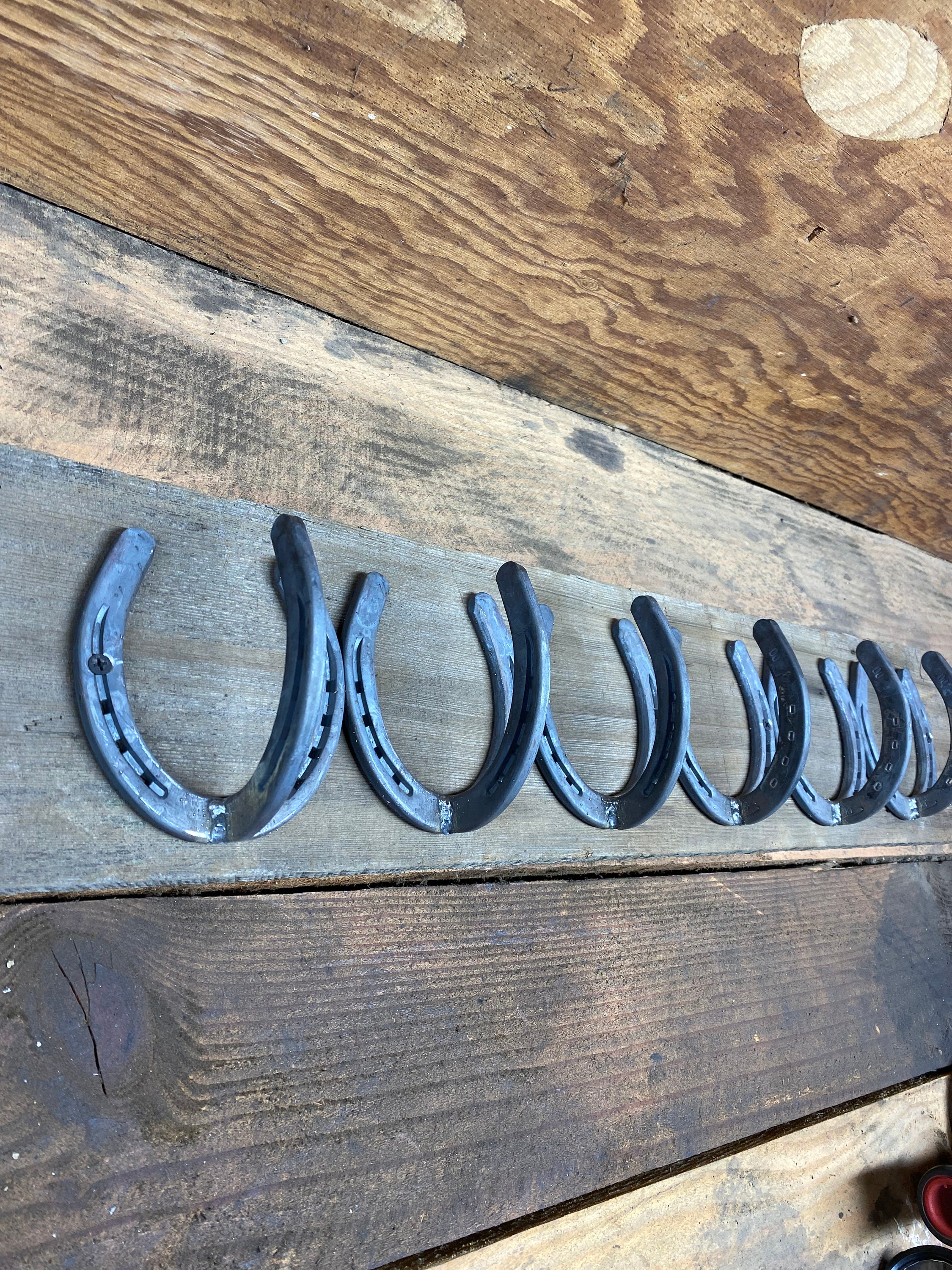 Horseshoe Coat Rack Hat Rack Tack Room Barn Wood Western - Etsy