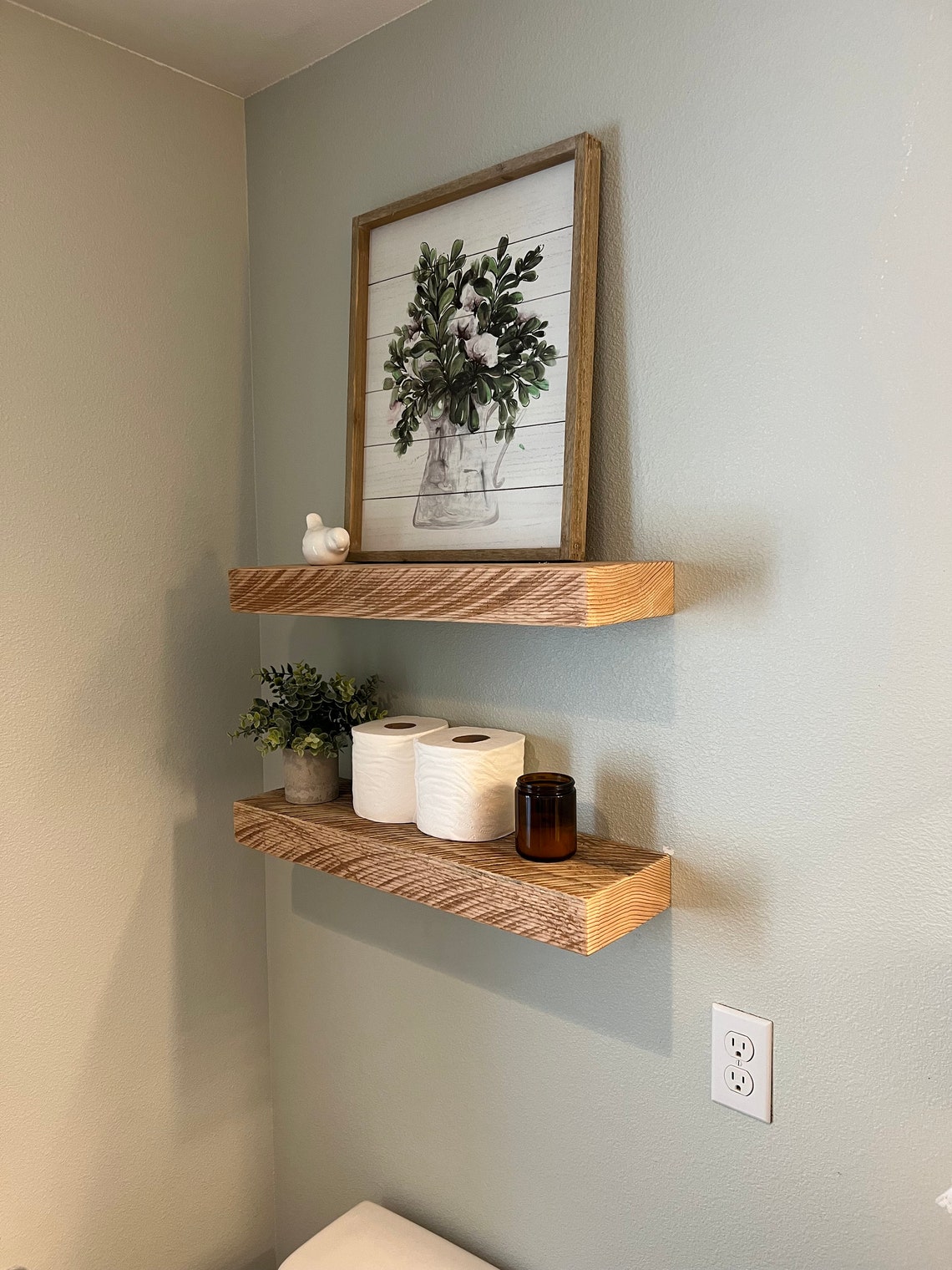 Rustic Floating Shelves - Etsy
