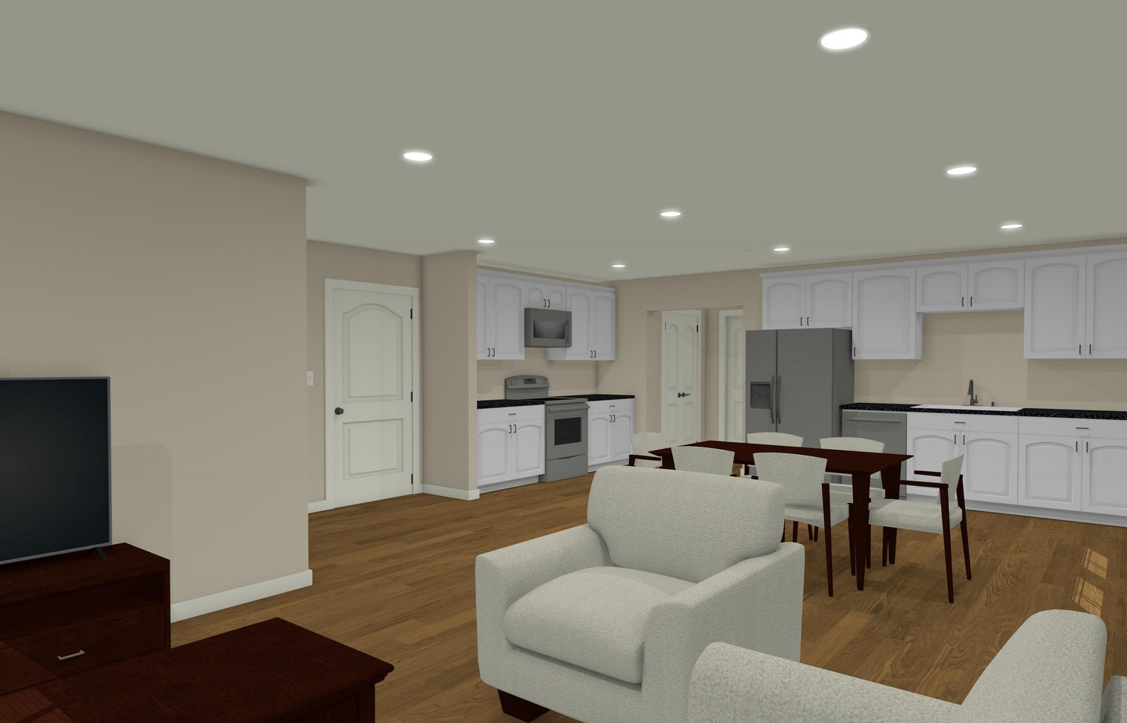 50x60 RV Garage With 1 Bedroom Apartment - 952 SF Living Area - PDF ...