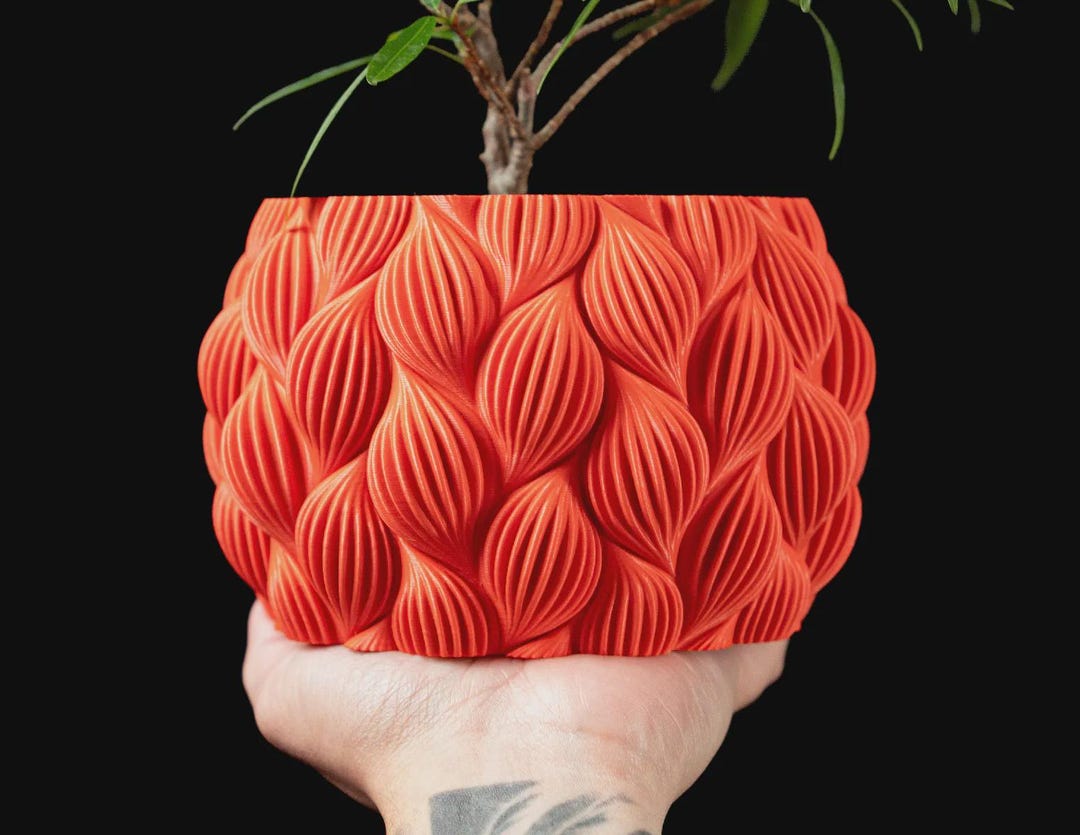 Ripple Planter Pot - Etsy