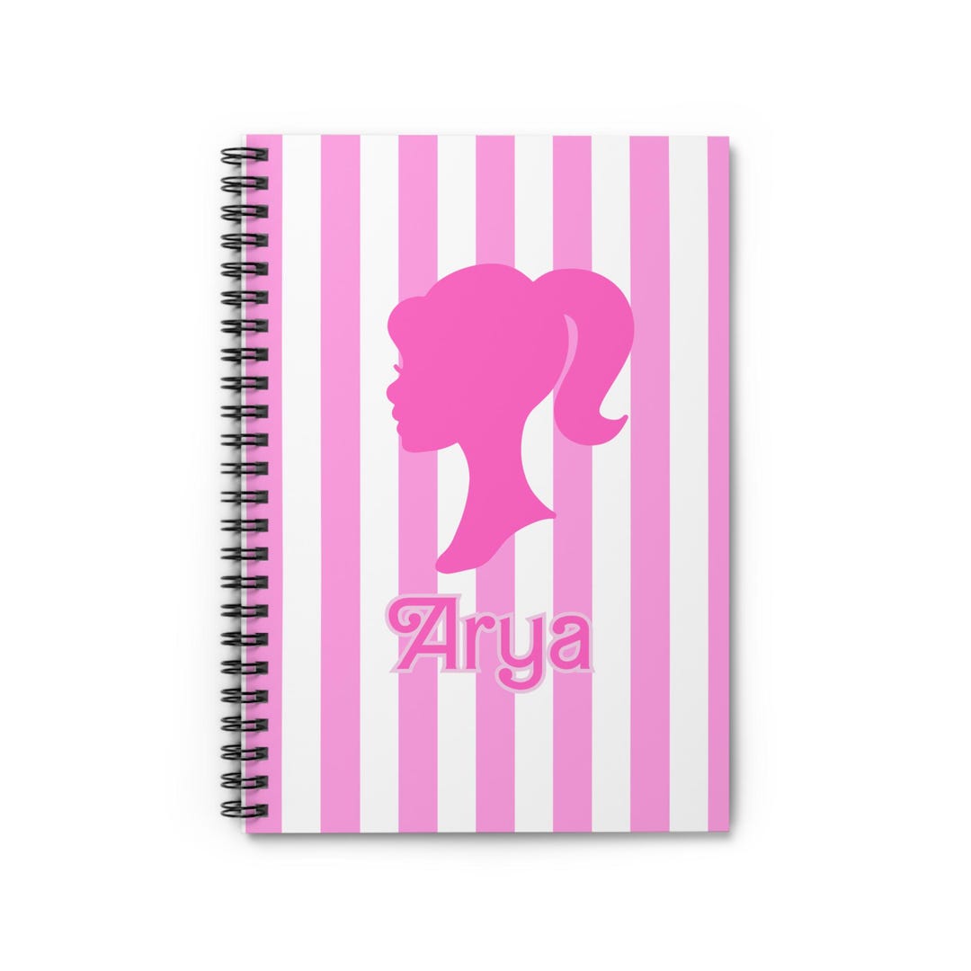 Personalized Barbie Notebook, Personalized School Supplies, Custom ...