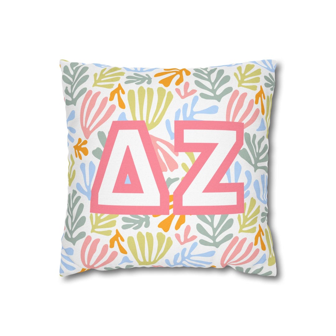 Delta Zeta Sorority Pillow, Delta Zeta Gifts, Delta Zeta Merch ...