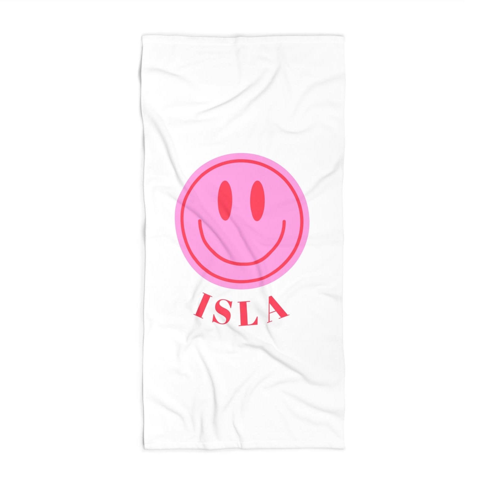 Beach Towel Smiley Face Preppy Beach Towel Girly Beach Towel Trendy ...