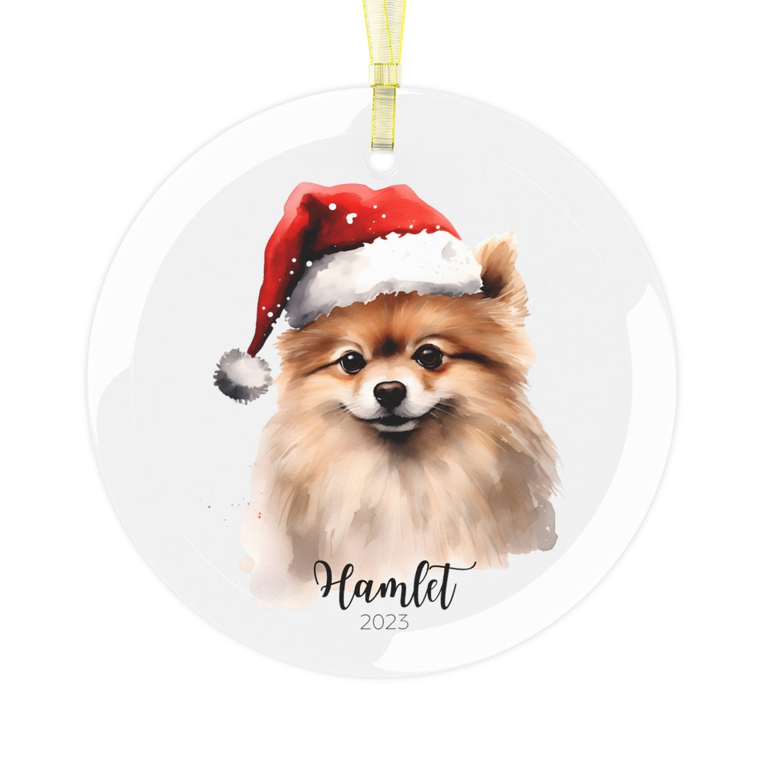 Pomeranian Christmas Ornament Personalized Pomeranian Ornament - Etsy