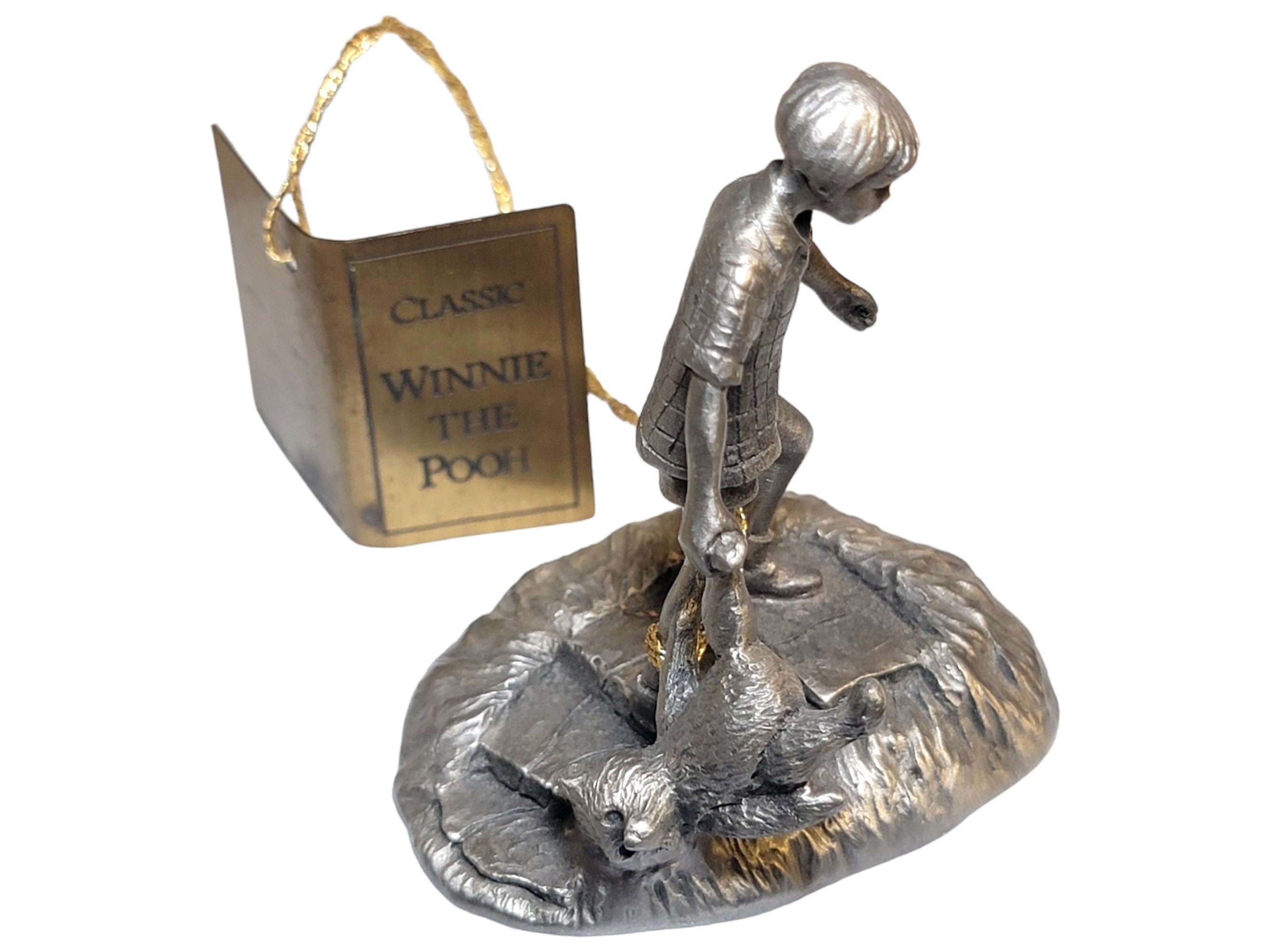 Winnie the Poo and Christopher Robin Hudson Pewter Figurine 4831 the ...