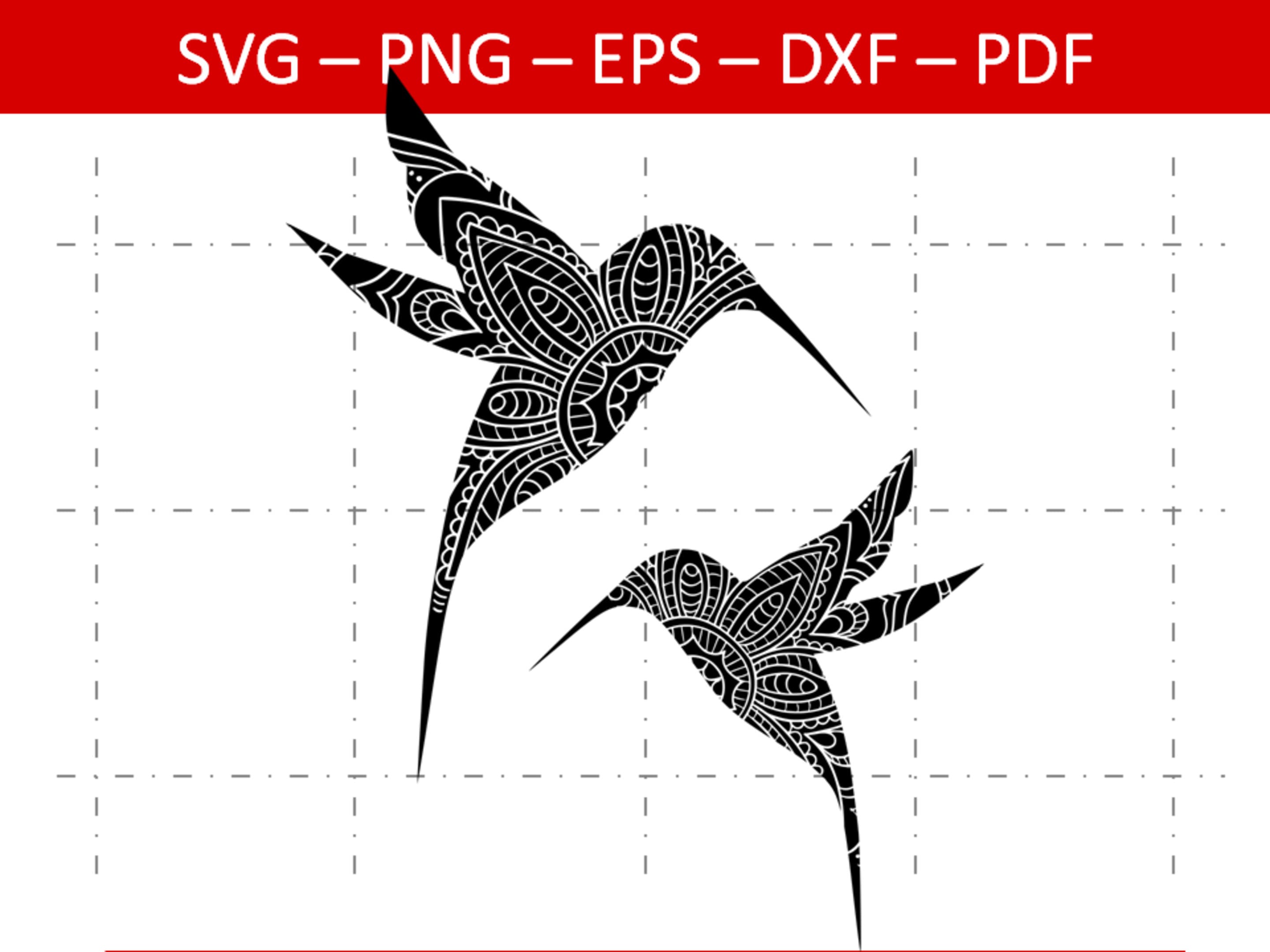 Hummingbird Mandala SVG, Hummingbird SVG, Wedding Design Svg ...