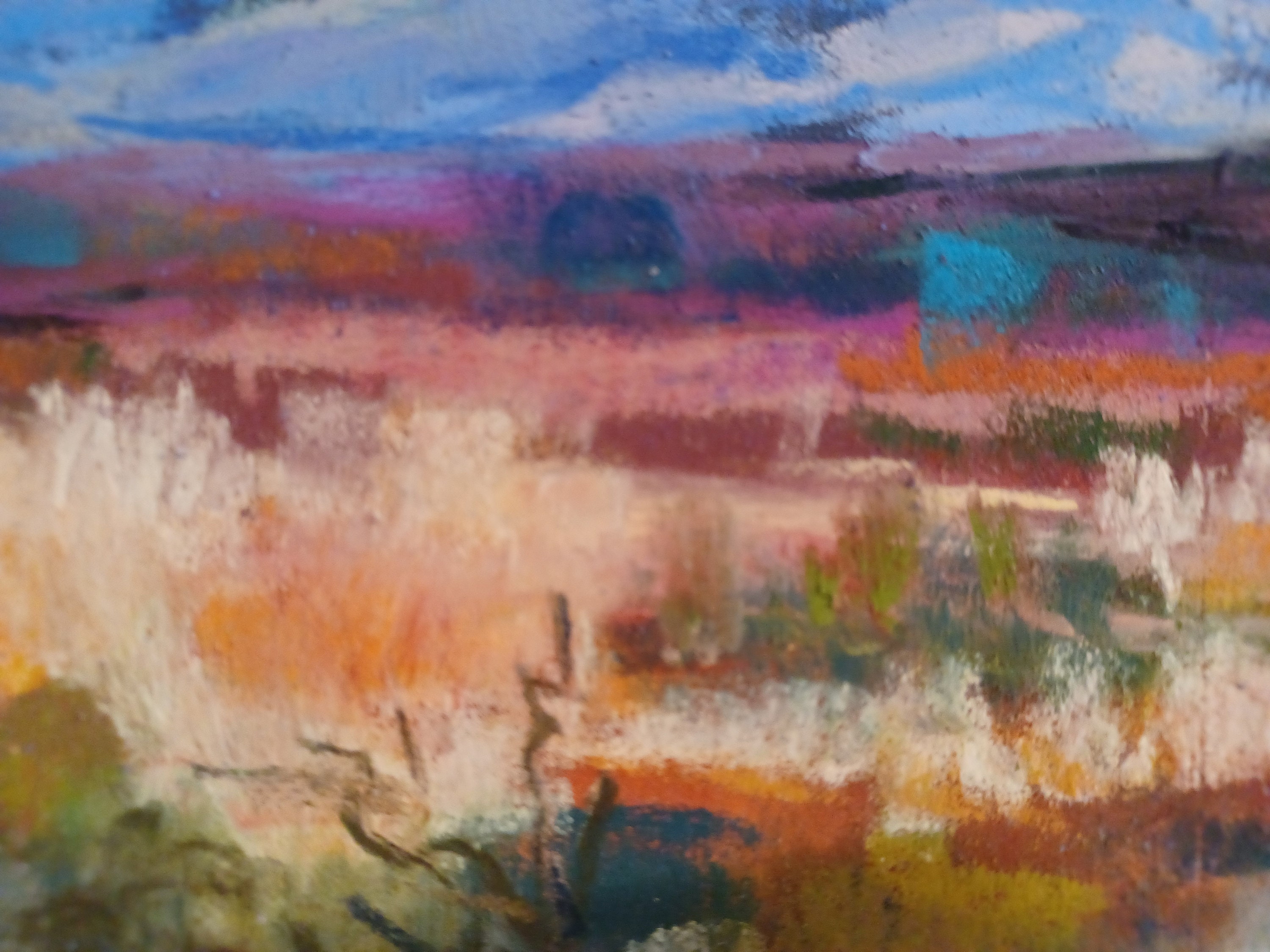 Organ Mountains Original Pastel Painting, 9.5 12, Fine Art ...