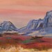 Organ Mountains Original Pastel Painting, 9.5 12, Fine Art ...