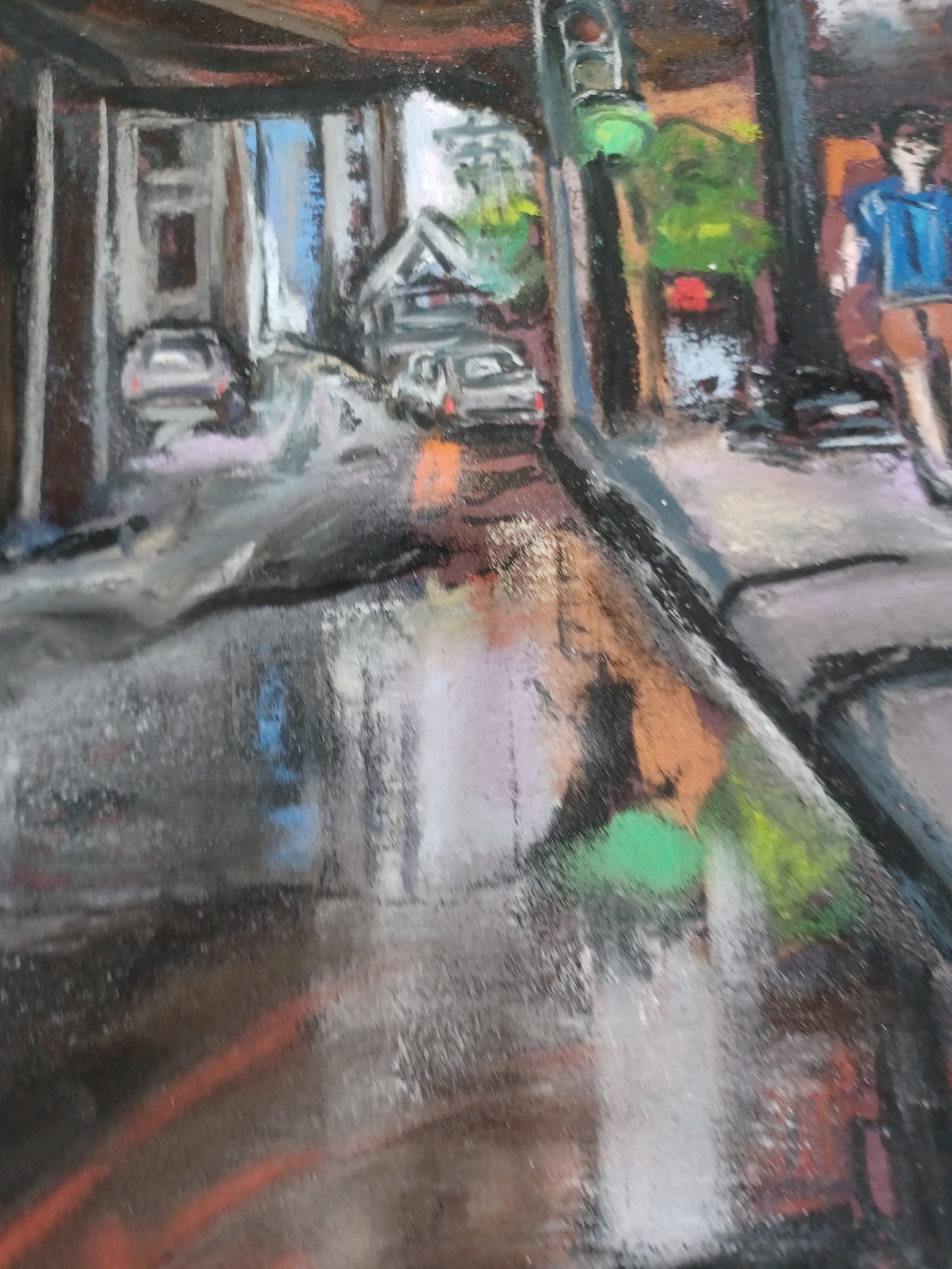 Any Day Chicago, Soft Pastel Painting, Street Scene Art, Urbanart - Etsy